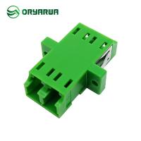 China Fiber Optic Adaptor LC Duplex Flange Flangeless  One Piece Type for sale