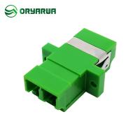 China Fiber Optic Adaptor LC Duplex Flange Flangeless  One Piece Type for sale