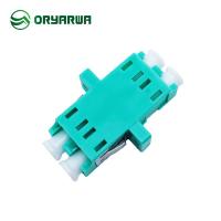 China Duplex LC Fiber Optic Adapter One Piece Type With Flange for sale