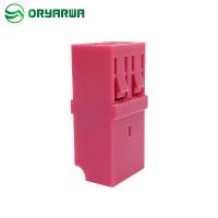China High Density One Piece Type Flangeless Duplex LC Fiber Optic Adapter for sale