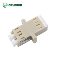 China Duplex LC Fiber Optic Adater With Inner Shutter Eye Protection for sale