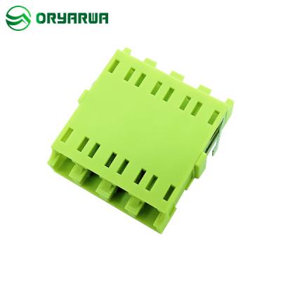 China OM5 Duplex SM MM LC Fiber Optical Adapter One Piece Molding ODM for sale