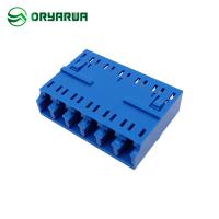 China Symmetrical Type LC Fiber Optic Adapter 6 Ports for sale
