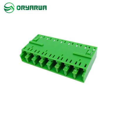 China 8 Ports Green LC To LC Fiber Optic Adapter for sale