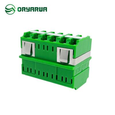 China 12 Ports LC Fiber Optic Adapter With Inner Shutter for sale