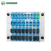 China SC UPC 1x32 Fiber Optic Cassette PLC Splitter Low Insertion Loss for sale