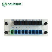 China SC UPC 1x16 Fiber Optic Cassette PLC Splitter ABS Material for sale