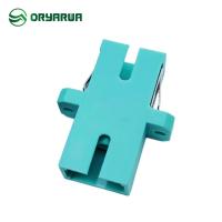 China SC Simplex Fiber Optic Adapter One Piece Molding For FTTH for sale