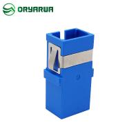 China CATV CCTV Fiber SC Adapter One Piece Molding With Ceramic Sleeve for sale