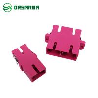 China ROHS Single Mode SC Fiber Optic Adapter Intagrated Molding for sale
