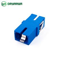 China OEM Inner Shutter Simplex SC Fiber Optic Adapter IEC Standard for sale