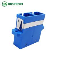 China One Piece Type Fiber Optic Adapter 5.9N Flange Duplex SC Adapter With Shutter for sale