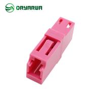 China LC to LC Welded Type Simplex Fiber Optic Coupler without Flange for sale
