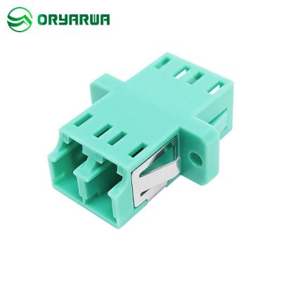 China Asymmetric Flangeless LC Fiber Optic Adapter Coupler Welded Type for sale