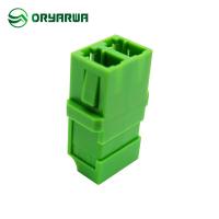 China RoHS 2 Ports LC APC Duplex Adapter Non Symmetrical Welded Type for sale