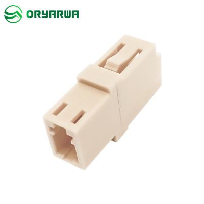 China LC Simplex Welded Type Fiber Optic Adapter Flangeless For Telecom for sale