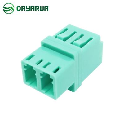 China Flangeless RJ45 LC Multimode Fiber Adapter Plastic Material ISO9001 for sale