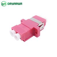China Duplex SM MM APC LC Fiber Optic Adapter Polishing Welded Molding for sale