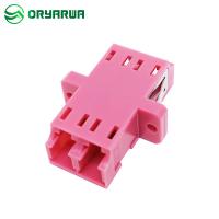 China Duplex SM MM APC LC Fiber Optic Adapter Polishing Welded Molding for sale