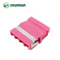China IEC OM4 Welded Type LC Quad Optical Fiber Adaptor for sale