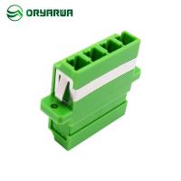 China Quad Welded Type LC Duplex Adapter Ceramic Sleeve For ODF Pigtail for sale