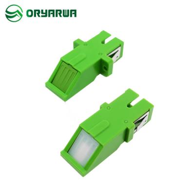 China ISO9001 Simplex SC To SC Fiber Optic Adapter Telecom Grade With Inner Shutter for sale