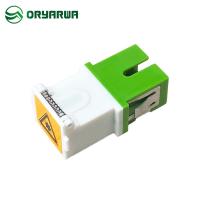 China Outer Shutter Simplex SC To SC Fiber Coupler Flangeless For Telecom Network for sale