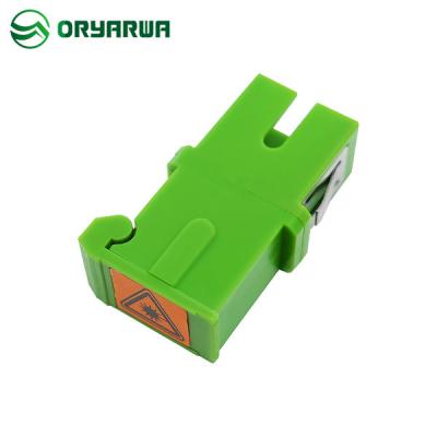 China Outer Shutter Simplex SC To SC Fiber Coupler Flangeless For Telecom Network for sale