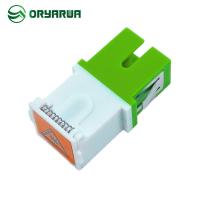 China FTTH FTTB Simplex Fiber Optic Adapter With Shutter for sale