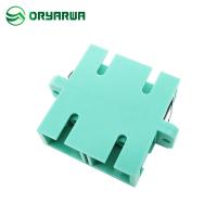 China Flangeless Welded Duplex SC Fiber Optic Adapter High Return Loss 0.2dB for sale