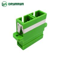 China Flange Welding Formed SC APC Adapter CATV Duplex SC Fiber Coupler for sale