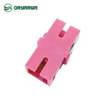 China Welded Type SC Simplex Fiber Optic Adaptor Without Flange for sale