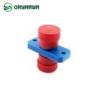 China ISO9001 Flange FC To FC Fiber Optic Adapter Simplex Plastic Housing for sale