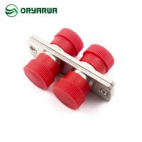 China Single Mode Flange FC Fiber Optic Adapter Metal Housing JIS Standard for sale