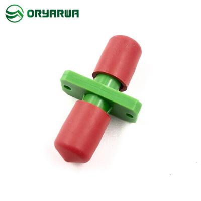 China Plastic Material Red Dust Cap ST Fiber Optic Adapter For CATV FTTX for sale