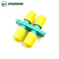 China OEM SC Type Flange Duplex Adapter Single Mode ST Fiber Coupler for sale