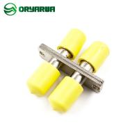 China Flange Metal Material Duplex ST Fiber Adapter Single Mode OEM ODM for sale