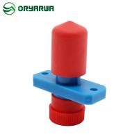 China Flange FC To ST Hybrid Fiber Adapter Simplex Plastic Housing OEM ODM for sale
