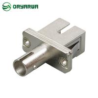 China Metal SC To ST Fiber Optic Hybrid Adapter Singlemode for sale