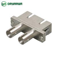 China Metal SC To ST Duplex Fiber Optic Hybrid Adapter Singlemode for sale