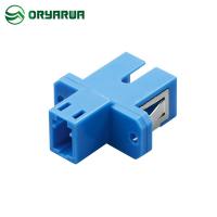 China Flange Simplex Fiber LC To SC Adapter Hybrid Multimode ROHS Standard for sale