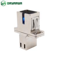 China LC To SC Simplex Hybrid Fiber Adapter Flange Metal Shell ISO9001 for sale