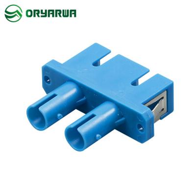 China SC To ST Duplex Fiber Optic Hybrid Adapter REACH / UL 94 -V0 for sale