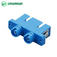 China IEC Duplex Plastic Housing SC To FC Fiber Adapter Hybrid Ceramic Sleeve for sale