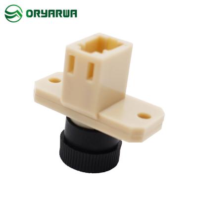 China ODM Simplex Hybrid LC To FC Fiber Adapter Zirconia Sleeve Compact design for sale