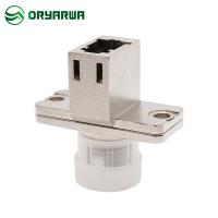 China Metal Body Hybrid Flange LC To FC Adapter Simplex Single Mode for sale