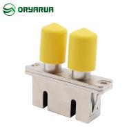 China Metal SC To ST Duplex Fiber Optic Hybrid Adapter Singlemode for sale