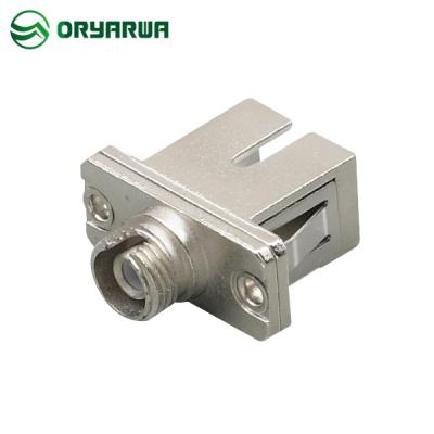 China ODM Metal Housing Hybrid Fiber Adapter Simplex SC To FC Fiber Adapter for sale
