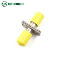 China Dust Cap ST Fibre Optic Adapter Multimode Singlemode For FTTH Outlets for sale