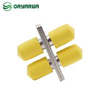 China Flange Metal Material Duplex ST Fiber Adapter Single Mode OEM ODM for sale